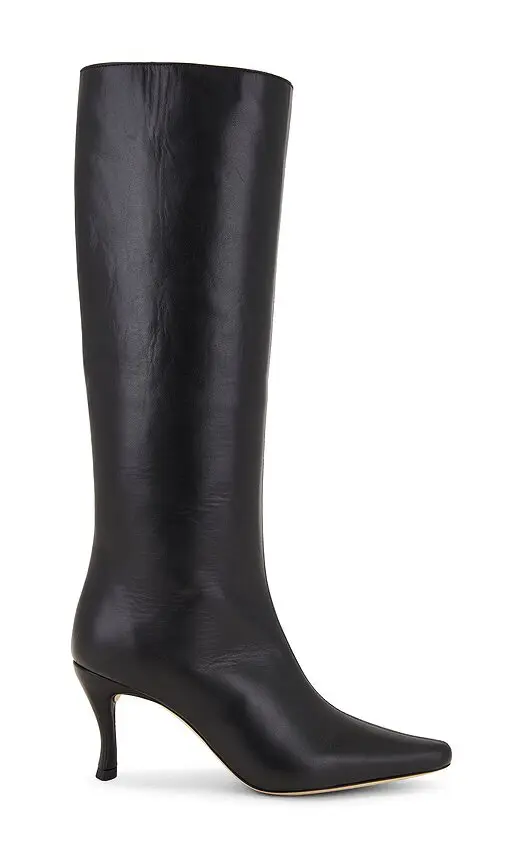 By Far Stevie 42 Leather Boots - Black