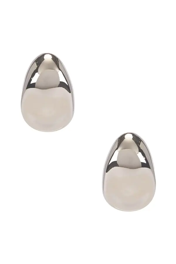 BEN-AMUN Dot Earrings - Silver