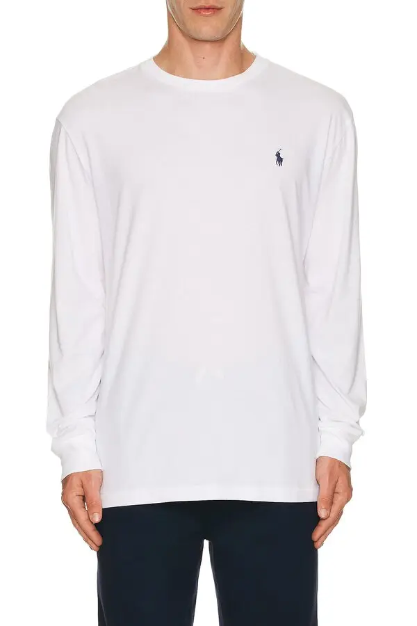 Polo Ralph Lauren Classic Long Sleeve Tee - White