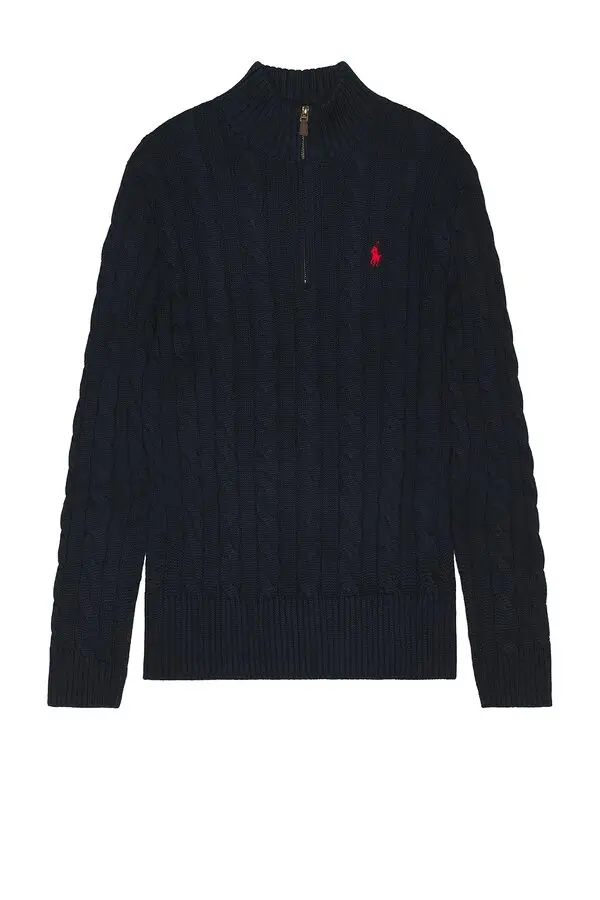 Polo Ralph Lauren Long Sleeve Cable Knit 1/2 Zip Sweater
