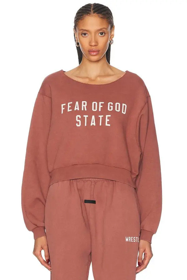 Fear Of God Cropped Sweatshirt