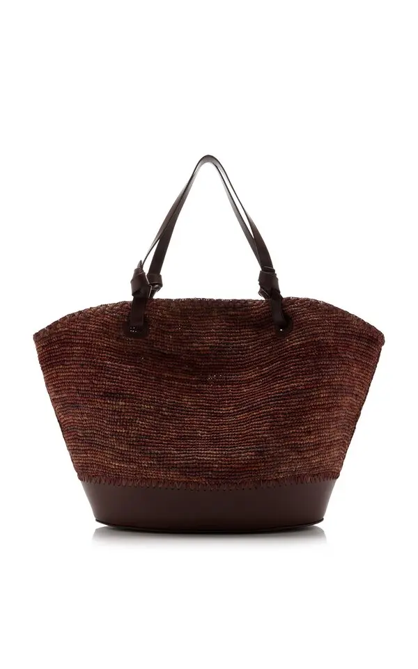 Staud Squillo Raffia Tote Bag