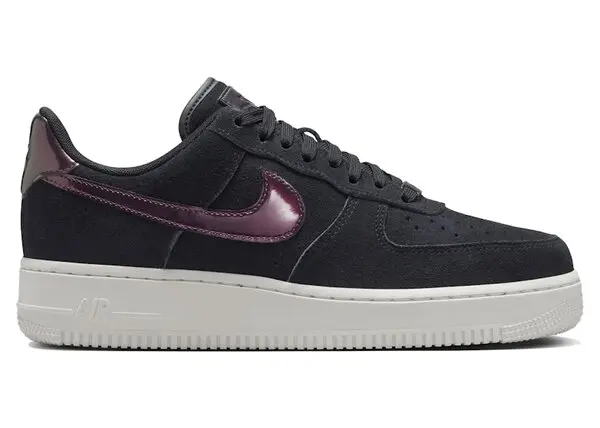 Nike Air Force 1 Low '07 Sneakers - Black/dark Raisin/white