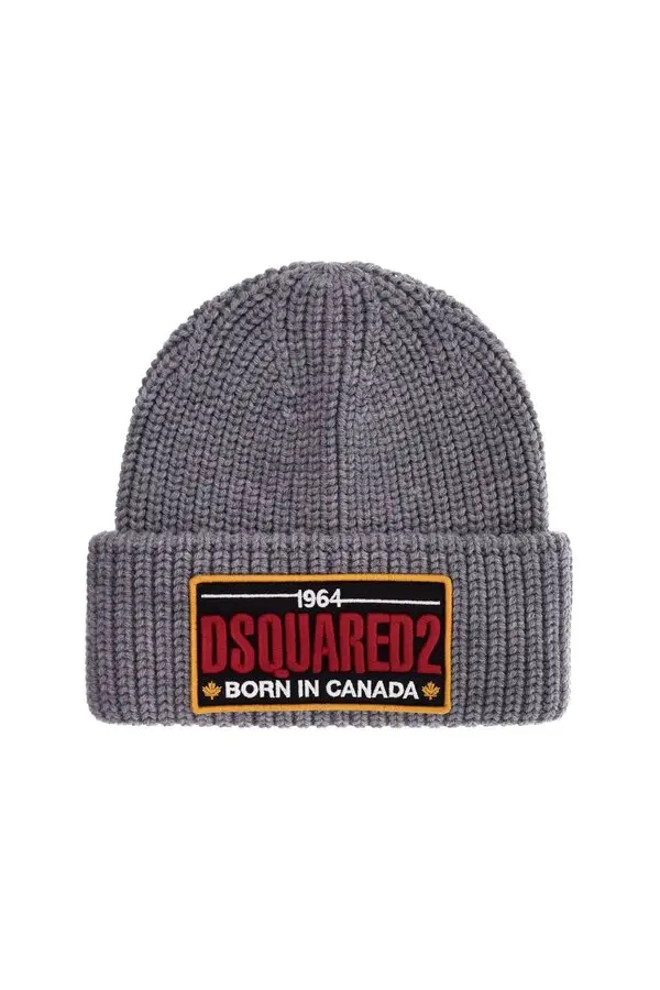 Dsquared2 Beanie With Logo Patch