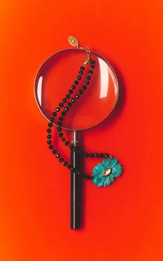 Chan Luu Magnolia Beaded Necklace