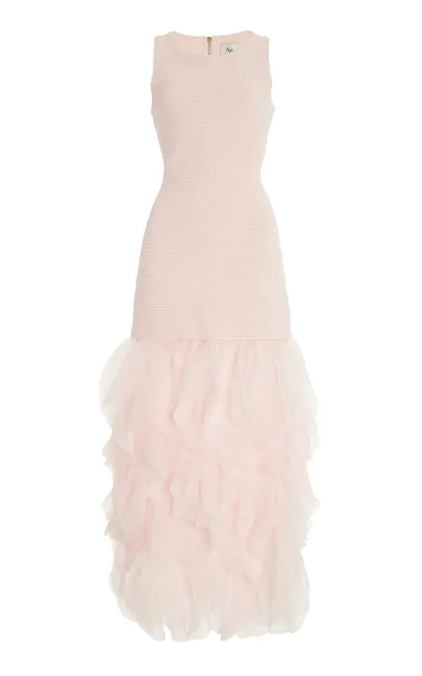 Aje Elations Knitted Maxi Dress