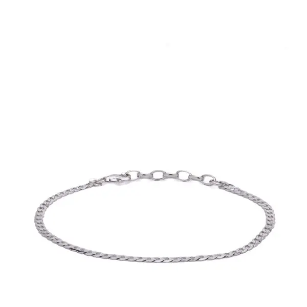 SERGE DENIMES Flat Cuban Bracelet - Sterling Silver