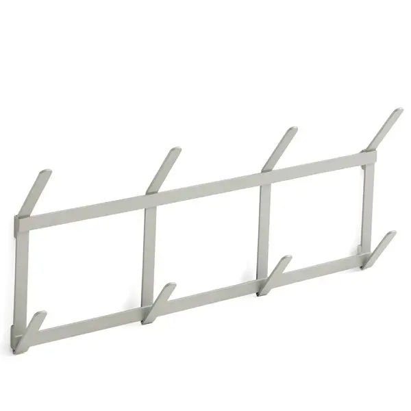 HAY Tape Coat Rack Small - Metallic Grey