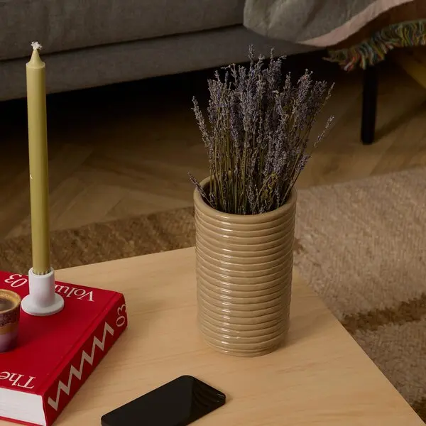 FERM LIVING Corduroy Ceramic Vase