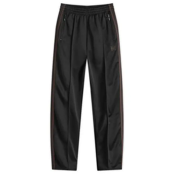 Needles Poly Smooth Narrow Track Pant - Black | Editorialist