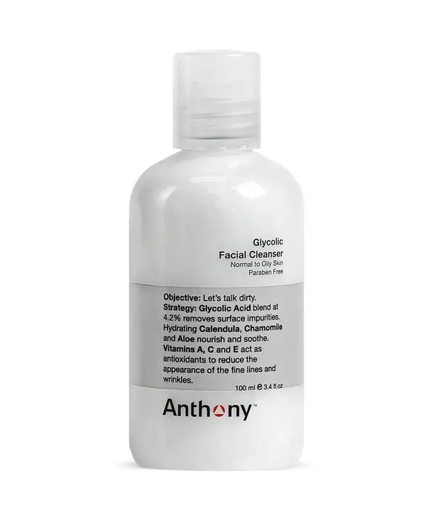 Anthony Glycolic Facial Cleanser 3.4 Oz - White
