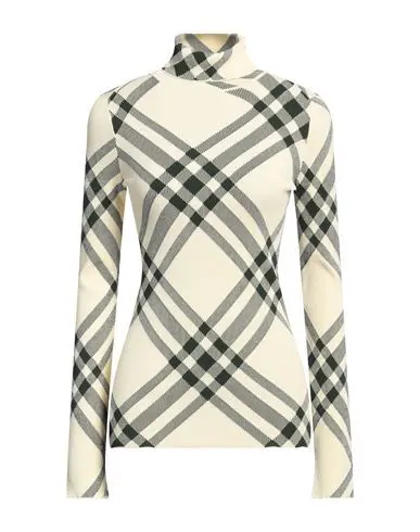 Burberry Knitted Turtleneck Top - Cream