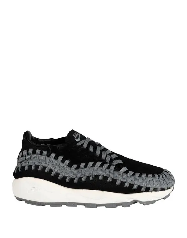 Nike Chocolate Leather And Textile Fiber Sneakers - Black