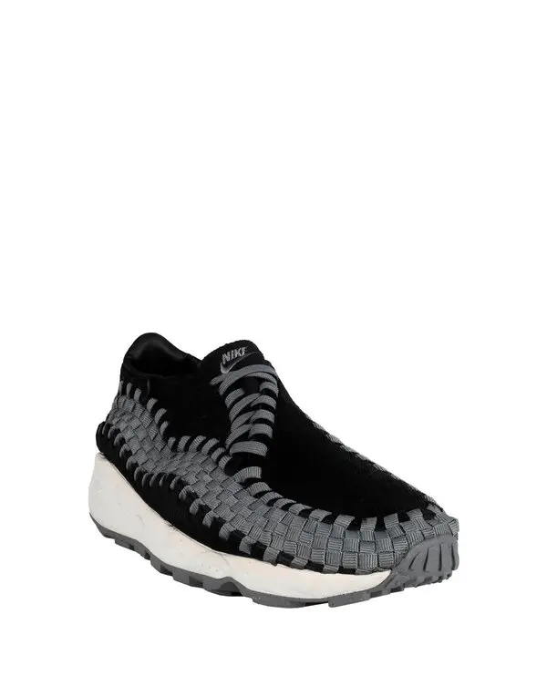 Nike Chocolate Leather And Textile Fiber Sneakers - Black