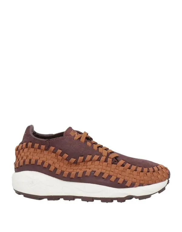 Nike Sneakers Size Leather, Textile Fibers - Brown