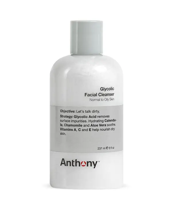 Anthony Glycolic Facial Cleanser 8 Oz - White