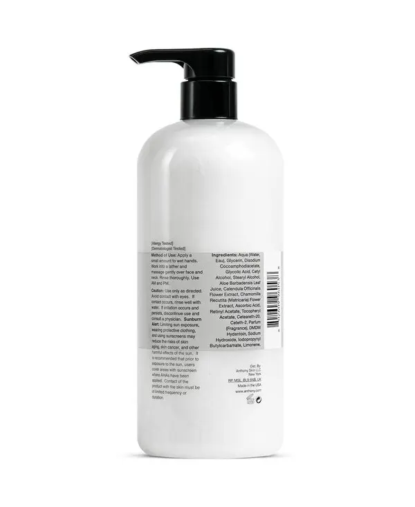 Anthony Glycolic Facial Cleanser - White