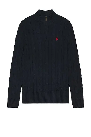 Polo Ralph Lauren Long Sleeve Cable Knit 1/2 Zip Sweater