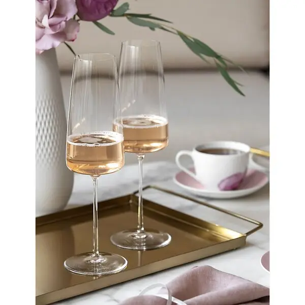 VILLEROY & BOCH Metro Chic Glass Champagne Flute Set Of Two - One-color