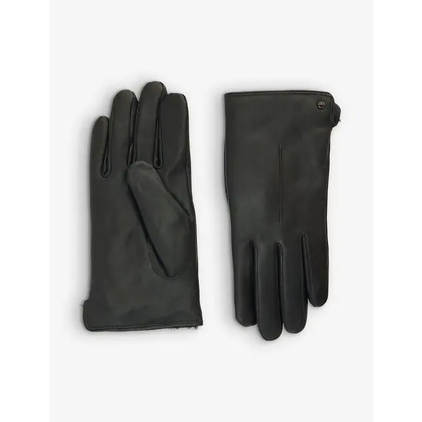 DENTS Maria Leather Gloves - Black