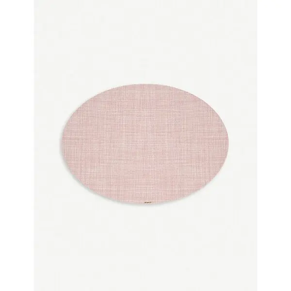 CHILEWICH Mini Basketweave Oval Placemat 36x49cm - One-color