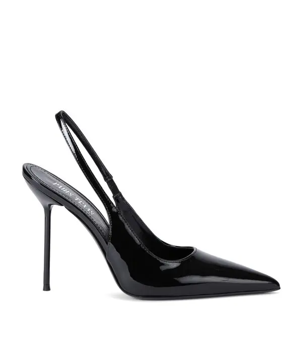 Paris Texas Lidia Slingback Pumps 105 - Black