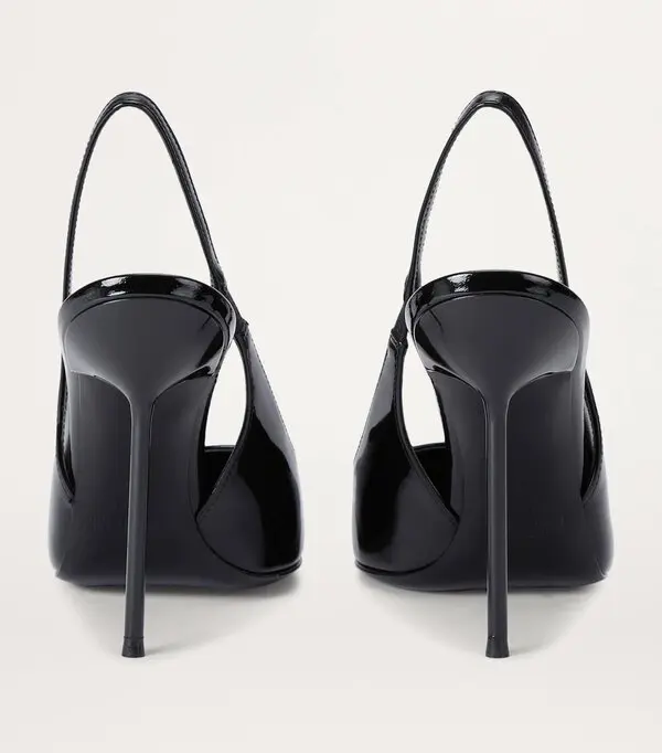 Paris Texas Lidia Slingback Pumps 105 - Black