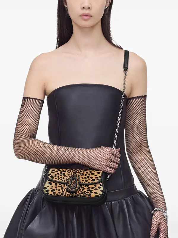 Marc Jacobs Cheetah Clover Shoulder Bag - Brown | Editorialist