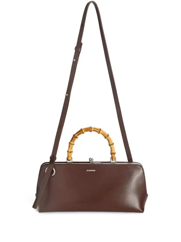 JIL SANDER Small Goji Shoulder Bag - Brown