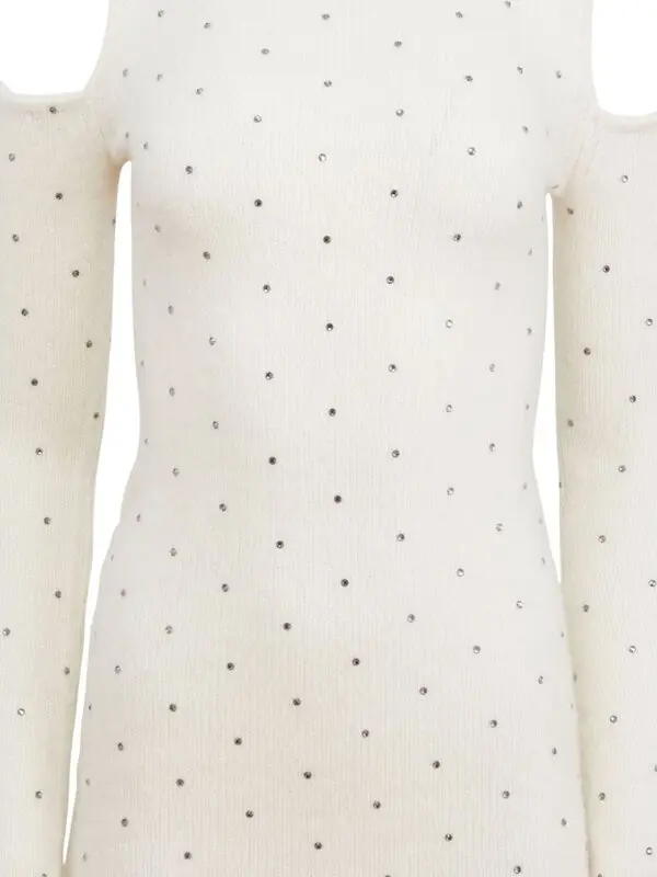 FLEUR DU MAL Embellished Mini Dress