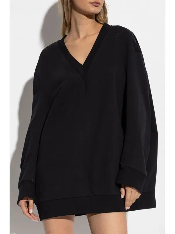 Marni V-neck Sweater Dress