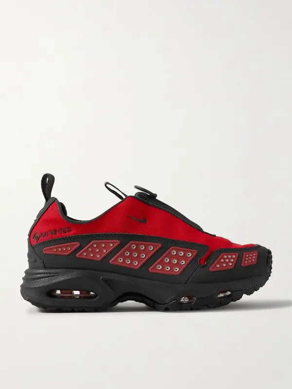Nike Air Max Sndr Gtx Rubber-trimmed Gore-tex-ripstop Sneakers - Red