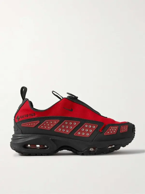 Nike Air Max Sndr Gtx Rubber-trimmed Gore-tex-ripstop Sneakers - Red