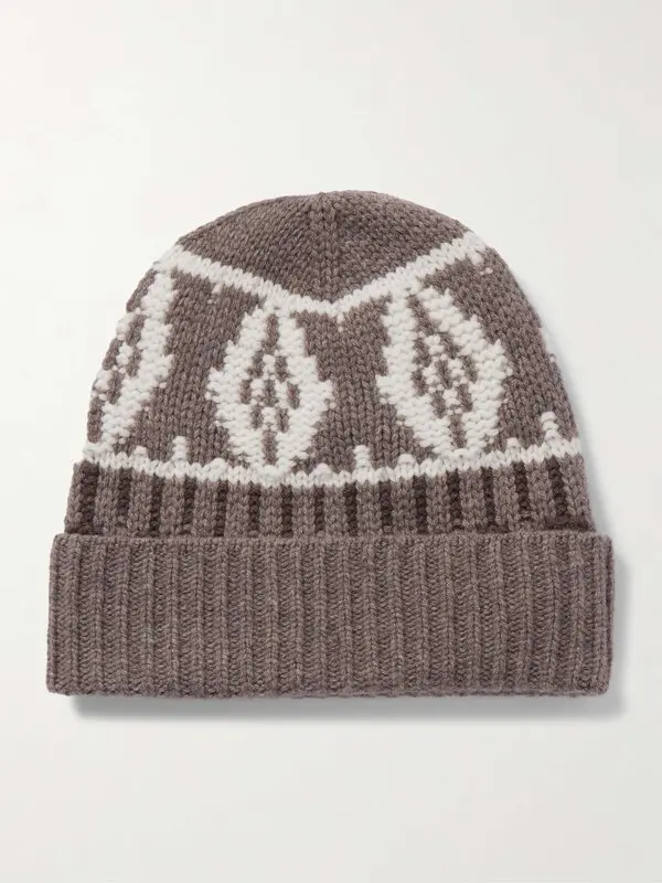 Arch4 Lorenz Fair Isle Cashmere Beanie