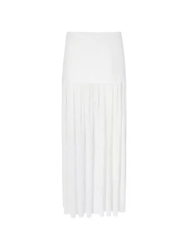 Proenza Schouler Paige Pleated Skirt - White