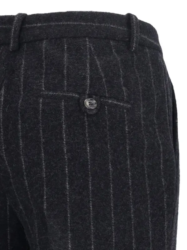 THE GARMENT Pinstripe Pattern Tailored Trousers
