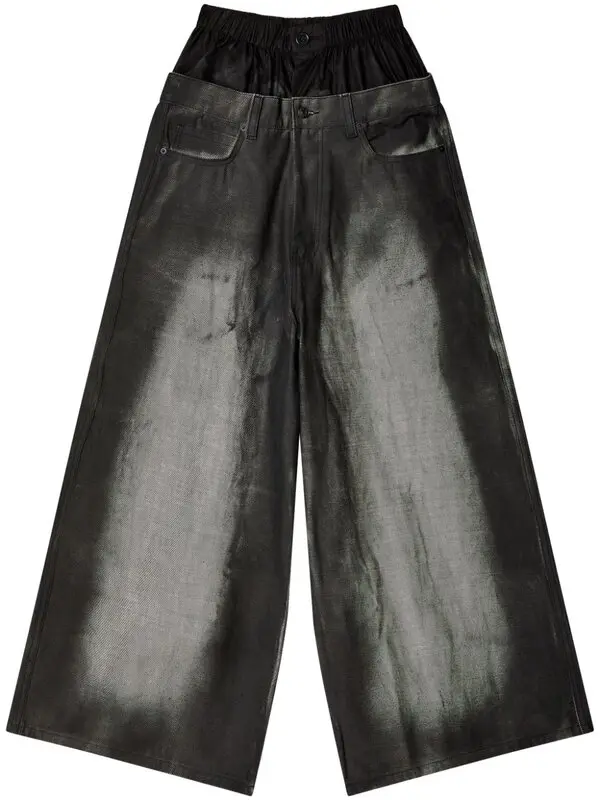 MELITTA BAUMEISTER Distressed Wide-leg Jeans