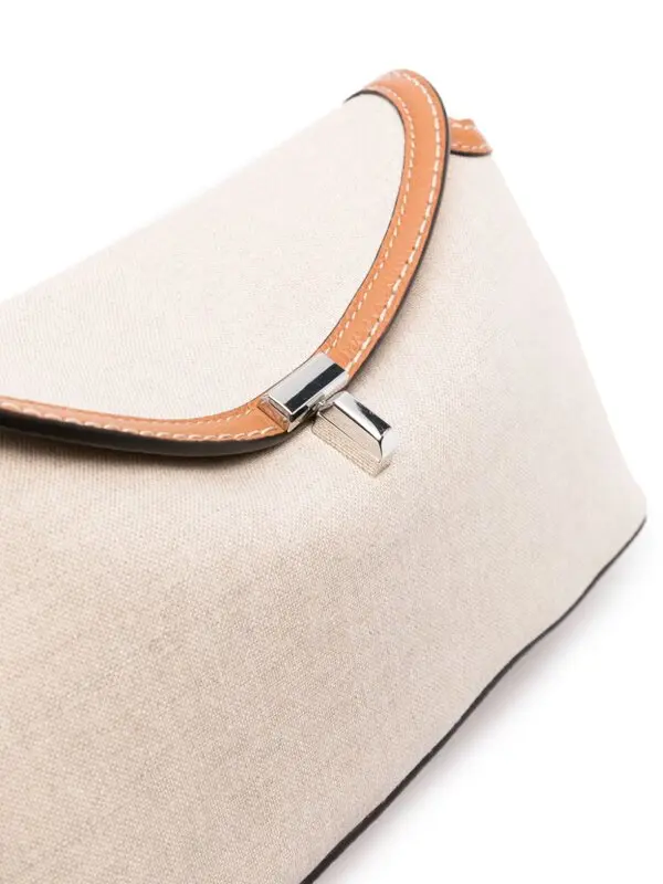 TOTEME T-lock Clutch - Neutrals