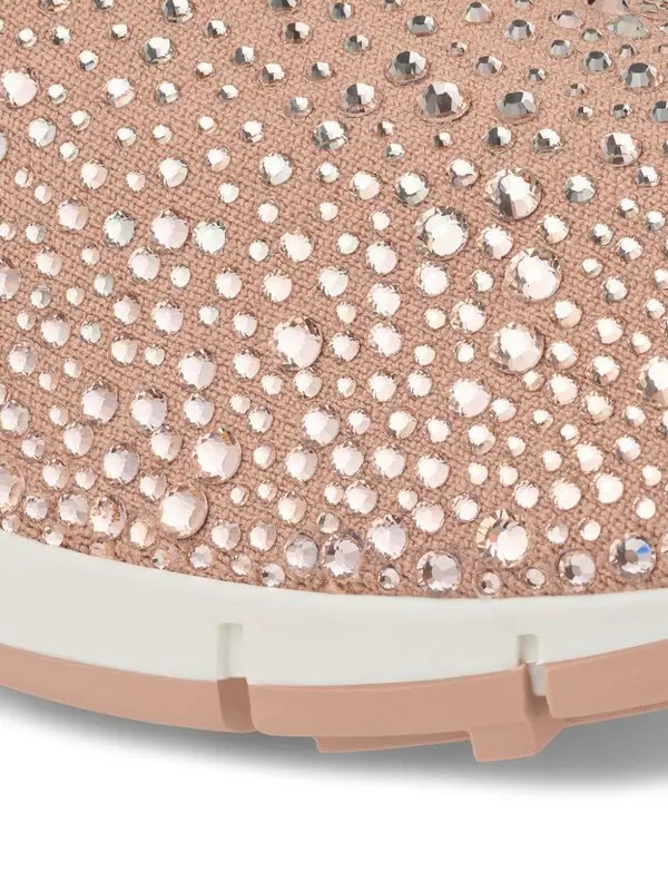 JIMMY CHOO Verona Crystal-embellished Sneakers