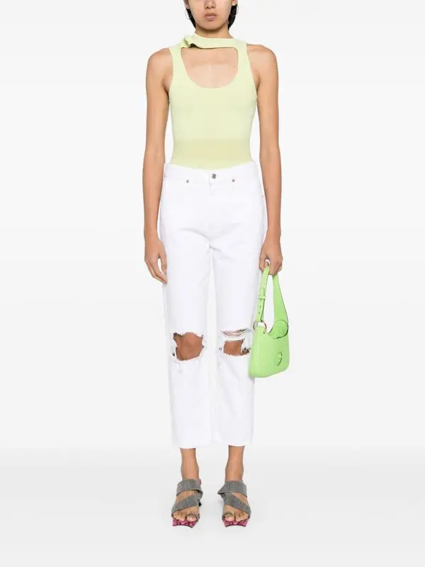 Citizens Of Humanity Distressed Straight-leg Jeans