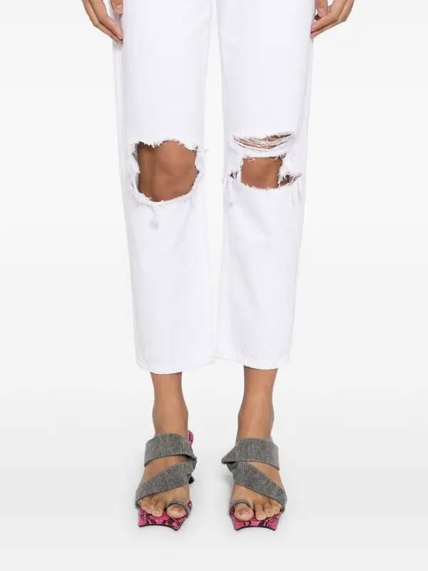 Citizens Of Humanity Distressed Straight-leg Jeans
