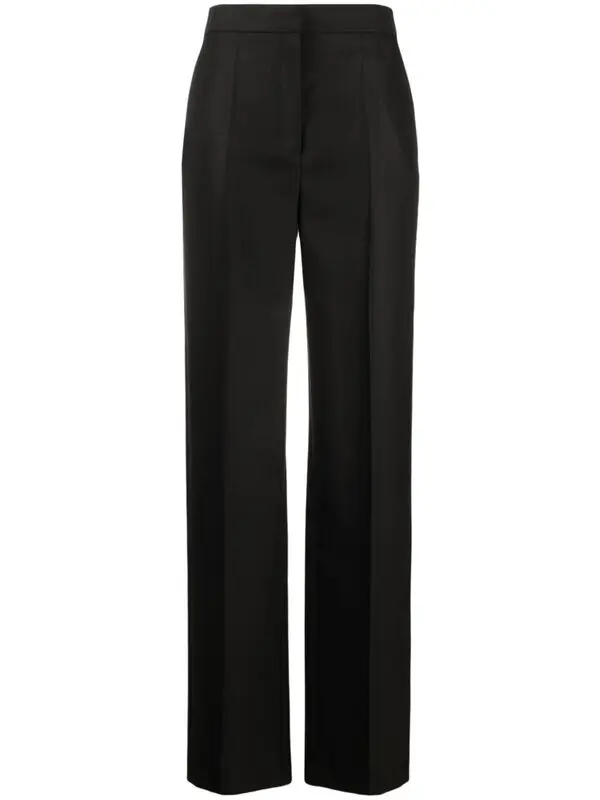 THE ROW Pressed-crease High-waisted Trousers