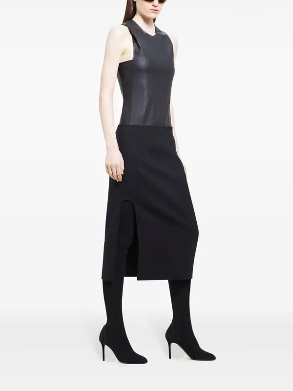COURREGES Hooded Jersey Bodysuit
