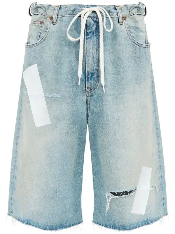 MAISON MARGIELA Logo-patch Denim Shorts