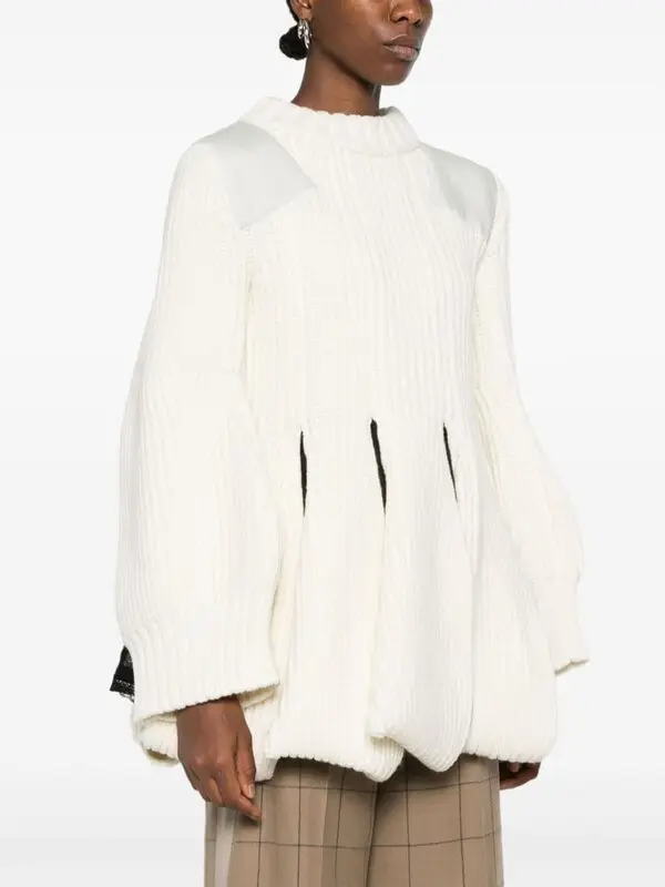 Sacai Cut-out Detail Mini Dress