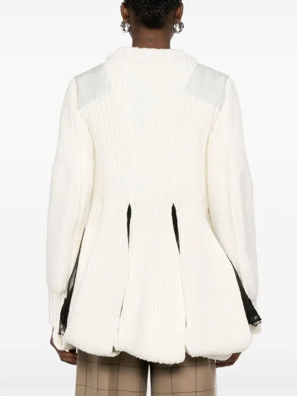 Sacai Cut-out Detail Mini Dress