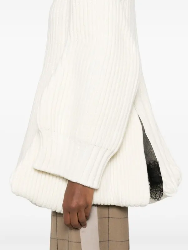 Sacai Cut-out Detail Mini Dress