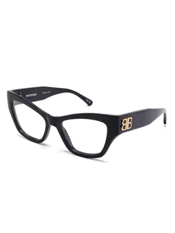 Balenciaga Cat Eye-frame Glasses - Black
