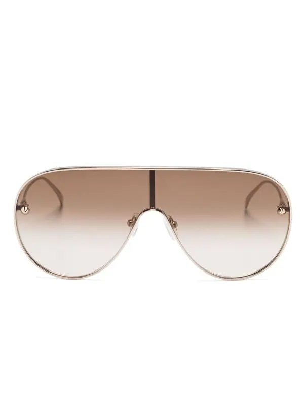 Alexander McQueen Spike-stud Pilot Sunglasses