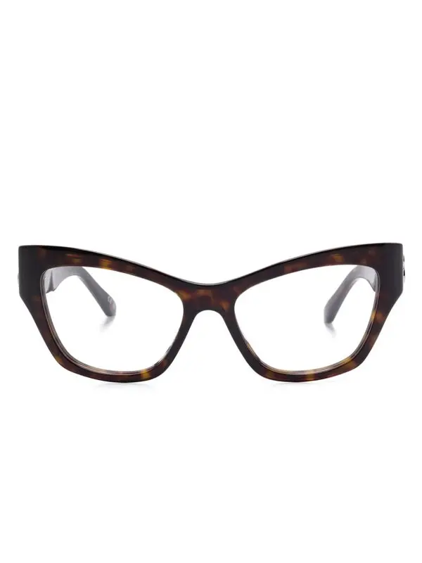 Balenciaga Cat-eye Glasses - Brown